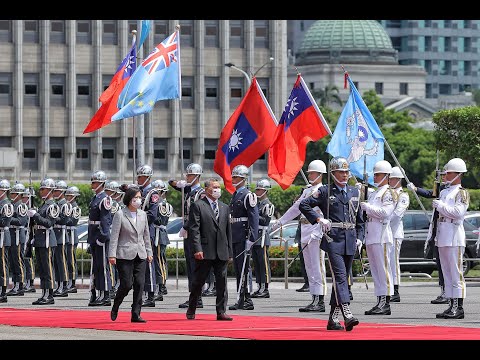 President Tsai officially welcomes Prime Minister Kausea Natano of ...