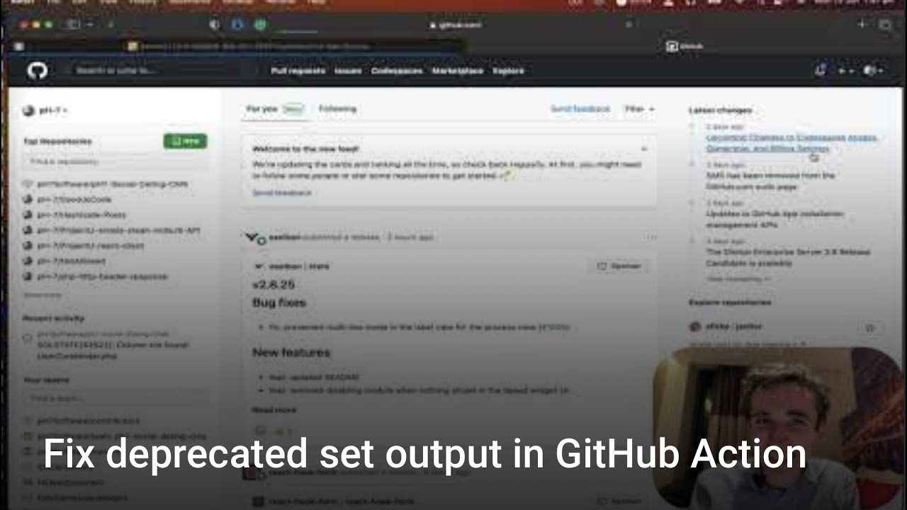 Fix deprecated set-output in GitHub Action cache