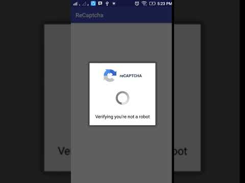 android recaptcha demo