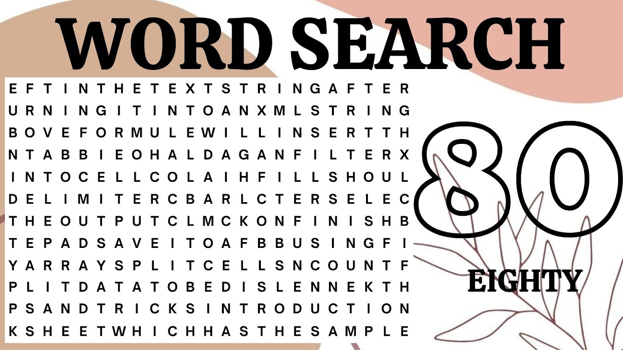 🔢 Ultimate Word Search Challenge: Find All the Hidden Numbers FAST! | Brain Boosting Fun!