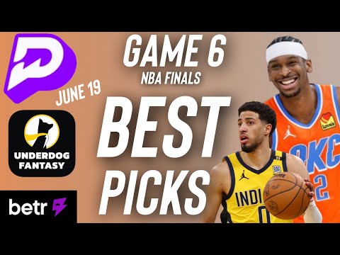 PrizePicks NBA Finals Game 6 Best Prop Bets | Thursday June 19 | Best NBA Picks Today π