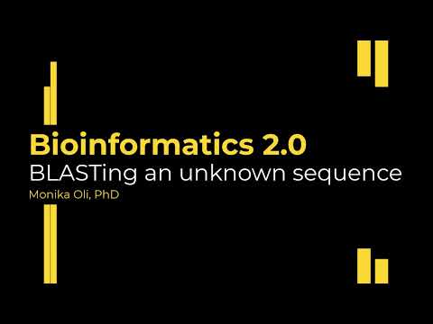 BLASTing an unknown sequence