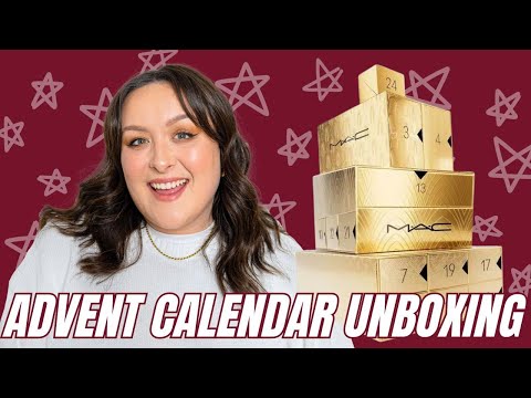 MAC'S BEST ADVENT CALENDAR YET 👀🎁✨ MAC Cosmetics 2024 Gift of Gold Advent Calendar Unboxing