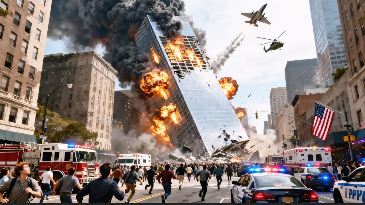 2 hours ago, the US capital was destroyed by a mysterious fighter jet and drone attack.