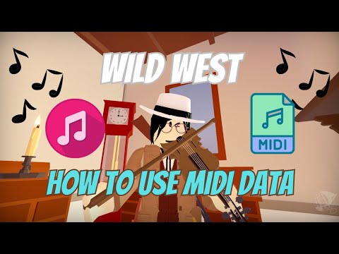 Wild West | How to use Midi Data (Working, Kind of) | Roblox