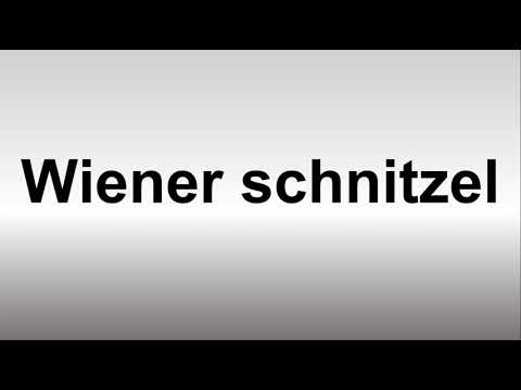 How to Pronounce Wiener schnitzel