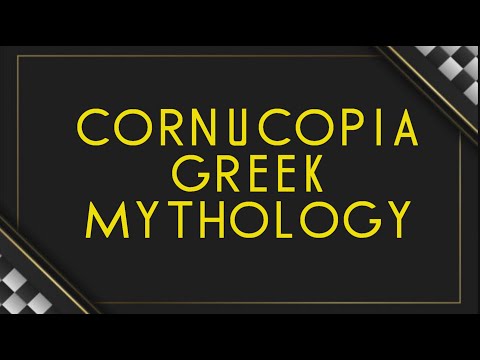 CORNUCOPIA - a central feature of Thanksgiving and Harvest.