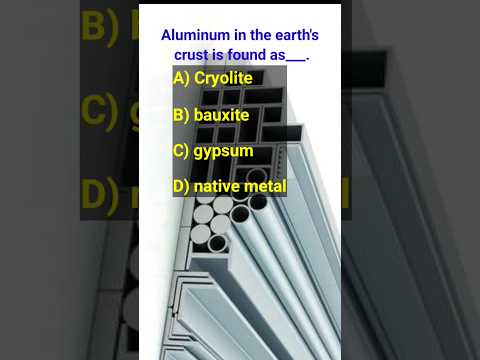 Aluminum in the Earth is found as ___, The first metal to be used by man___#thermalwing