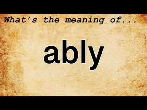 Ably Meaning : Definition of Ably