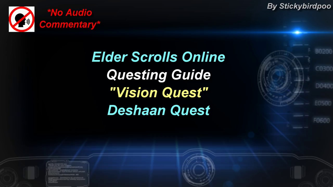 Vision Quest - Deshaan Quest - Elder Scrolls Online