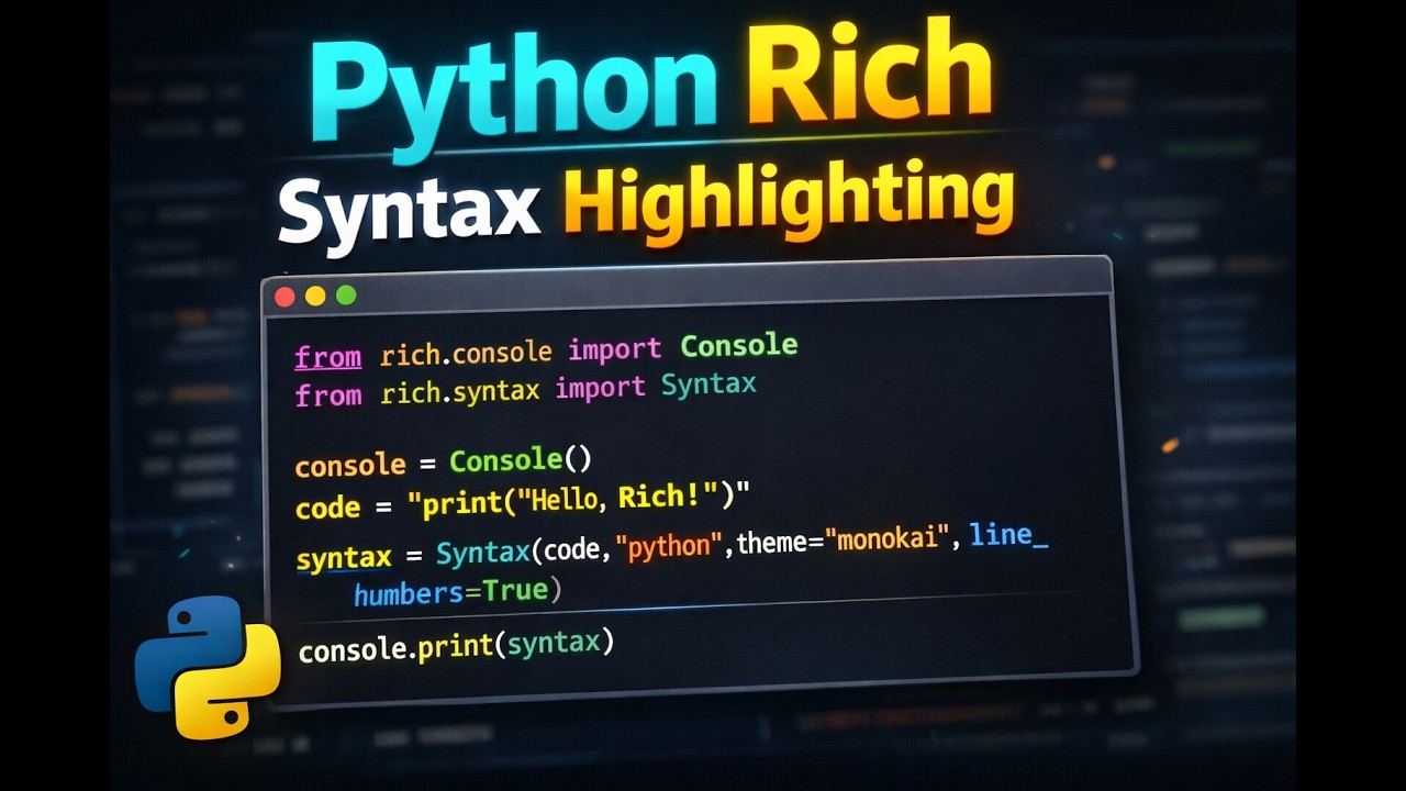 Python Rich: Highlight Syntax Like a Pro!