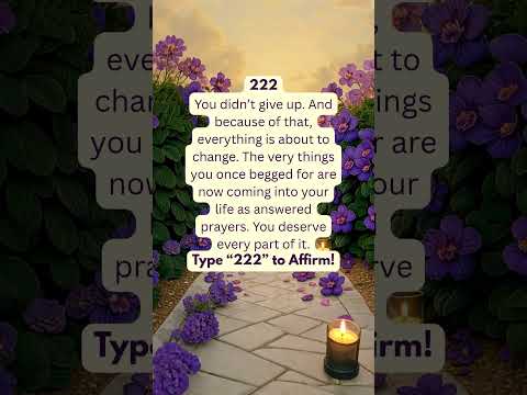 Angel number 222 means abundance and love are coming to you #manifestation