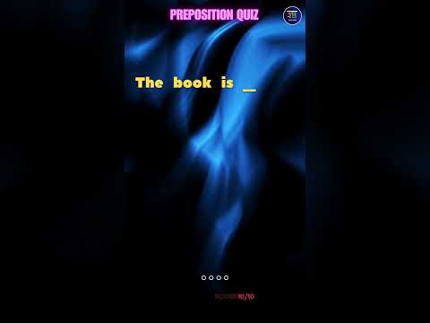 Unlock Your Grammar Potential: Preposition Quiz 2 #shorts #preposition