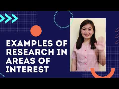 Examples of Research in Areas of Interest