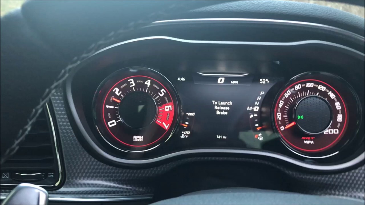 Hellcat launch control 1500rpm 0-100