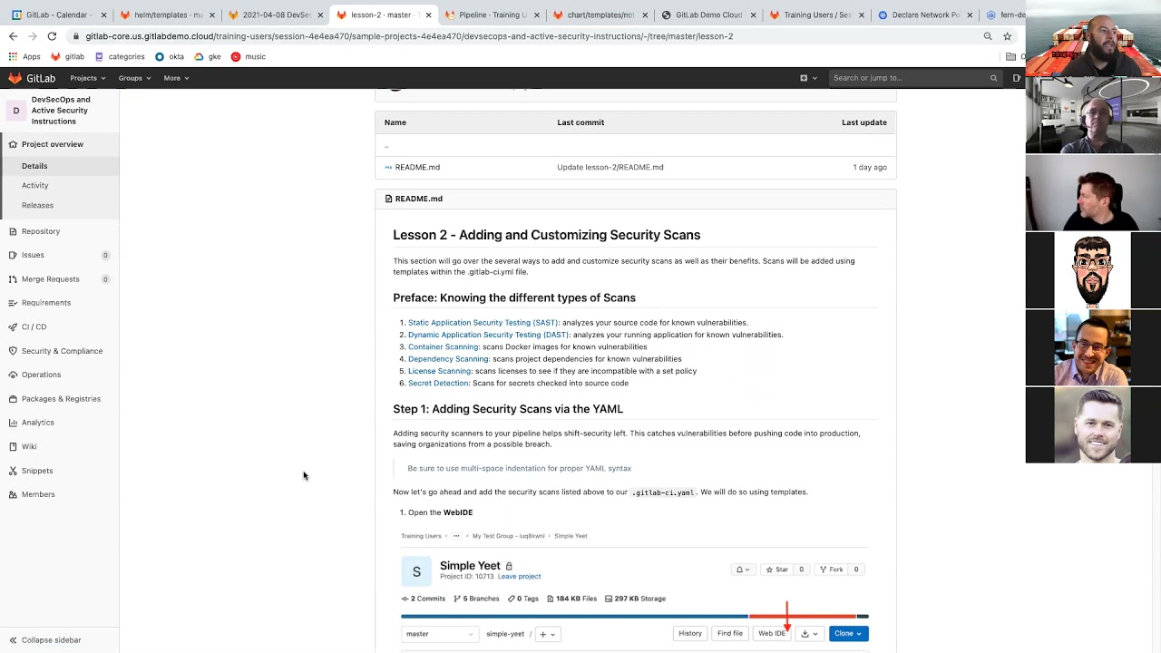 GitLab DevSecOps and Active Security Workshop - 04/08