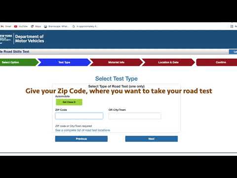 How to Make Road Test Appointment, NY DMV.