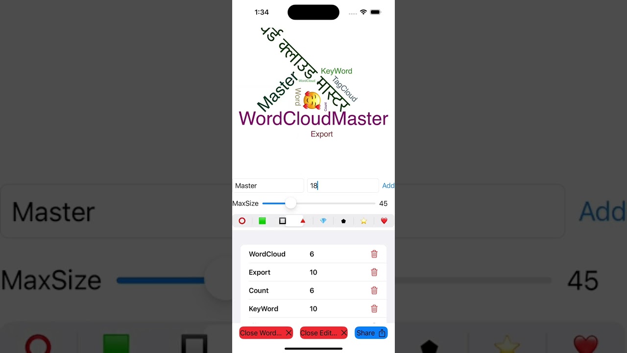 WordCloudMaster #wordcloud #tag #tagcloud