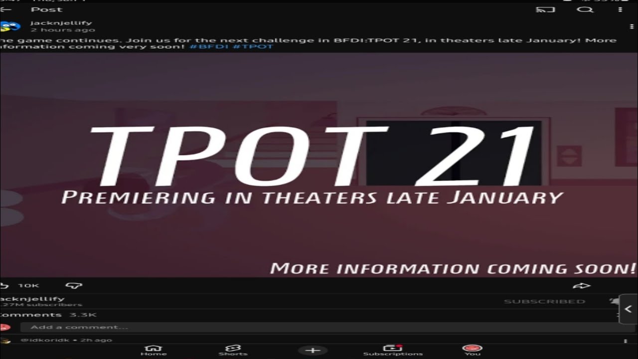 The OSC fandom when they see that TPOT 21 is in theaters again: