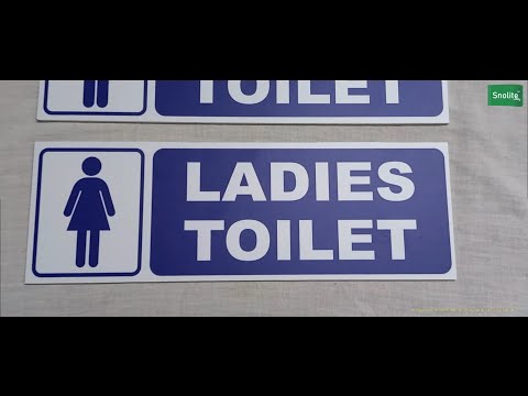 CHEMICALLY ETCHED LOGO FREE TOILET SIGN & TOILET IMAGES, MALE TOILET BRAILLE SIGN WITH SYMBOL