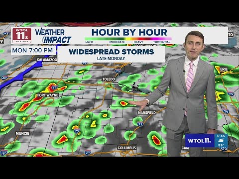Storms likely later in the day Monday | WTOL 11 Weather