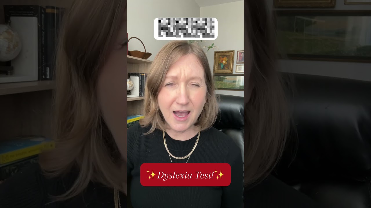 Quick Dyslexia Test