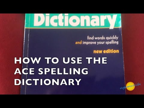 Ace Spelling Dictionary