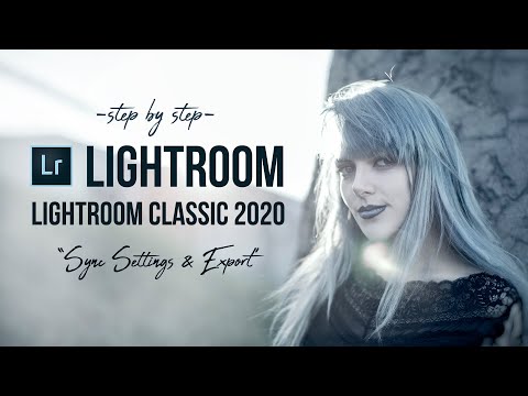 Lightroom Classic 2020-Sync Settings and Export