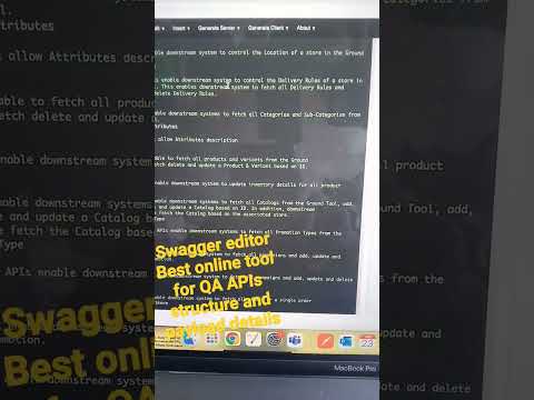 Swagger editor... #api #testing #apistructure #apipayload #qainterview