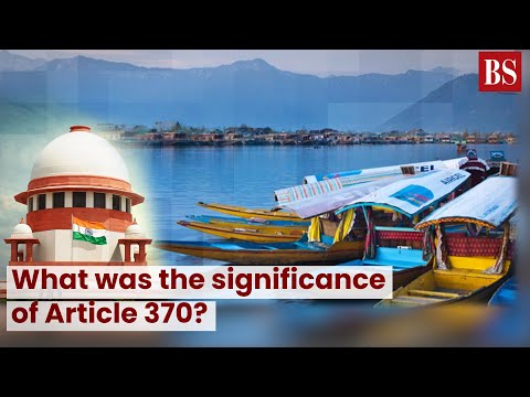 What was the significance of Article 370? #TMS