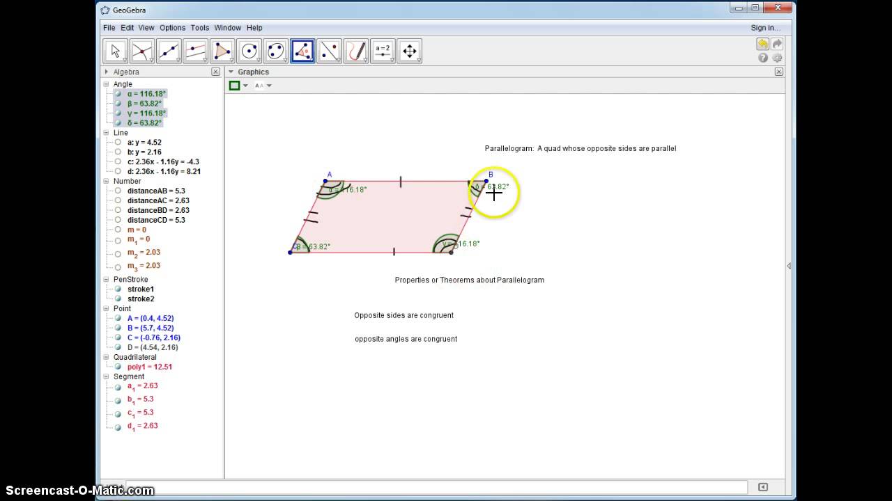 The Parallelogram Definition and Properties!