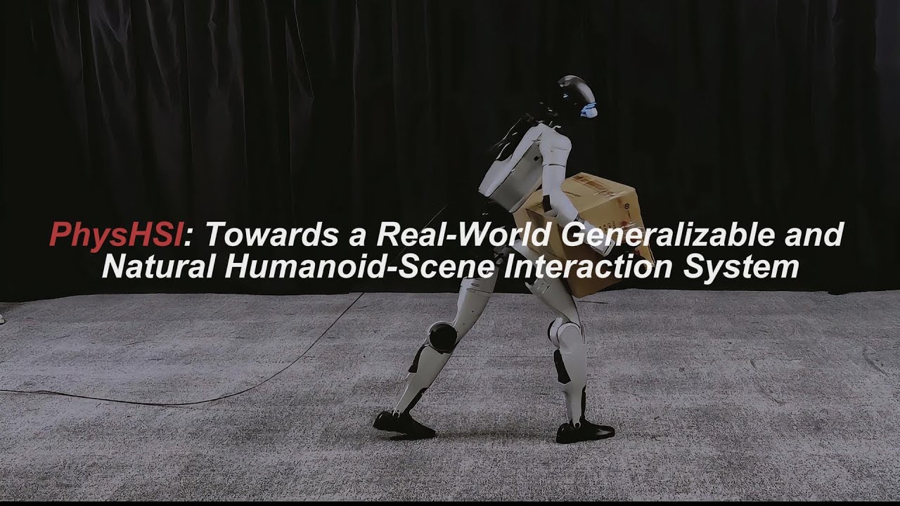 PhysHSI: Towards a Real-World Generalizable and Natural Humanoid-Scene Interaction System