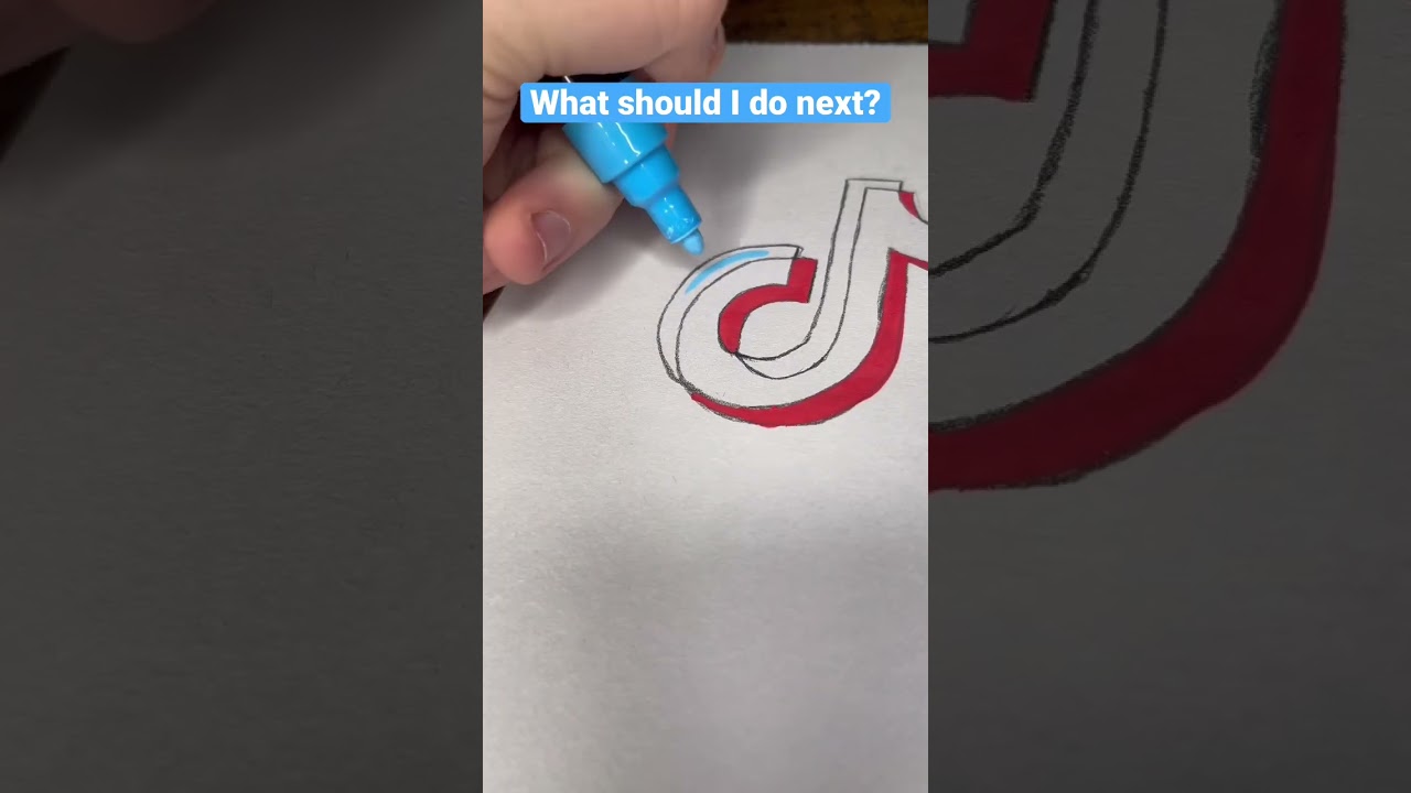 Day 5 of drawing logos till I get 1k subs! TIKTOK LOGO!