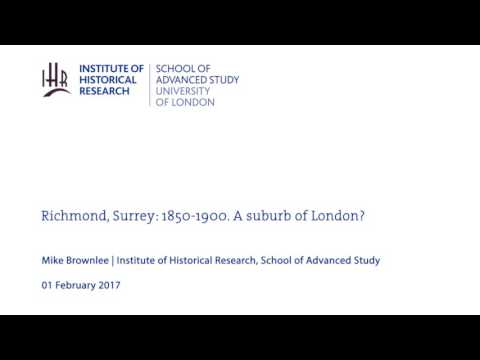 Richmond, Surrey: 1850-1900. A suburb of London?