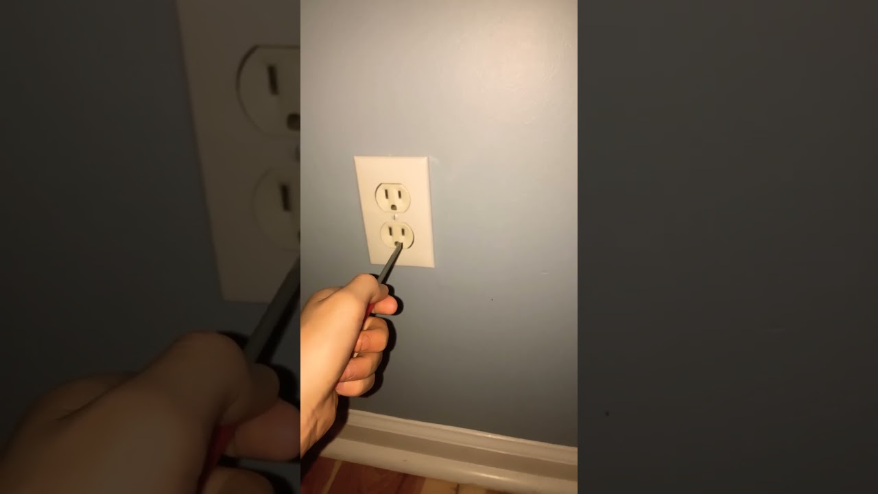 This is what happens when you put metal in an electrical socket