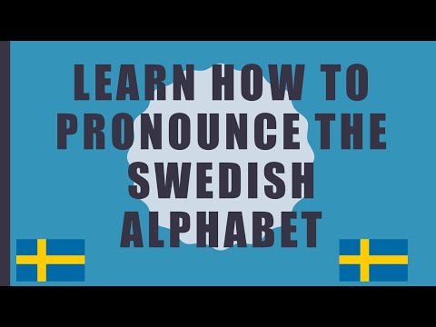 Learn how to pronounce the Swedish alphabet – With IPA-symbols