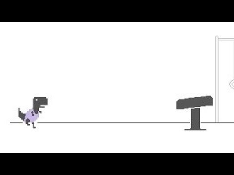 Chrome offline game | Dinosaur game New update sports Gameplay - No internet