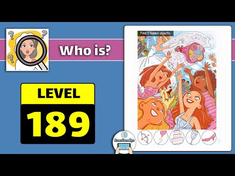 Who is Level 189 Find 5 hidden objects Gameplay