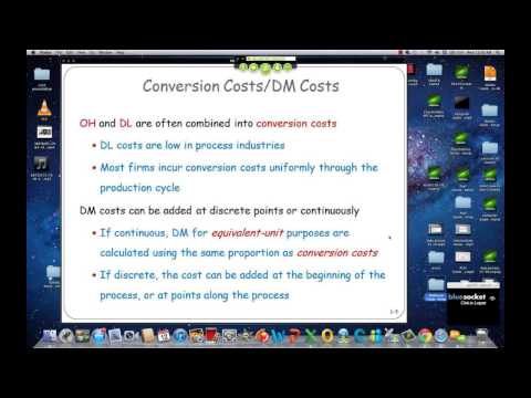 Conversion Costs/DM Costs