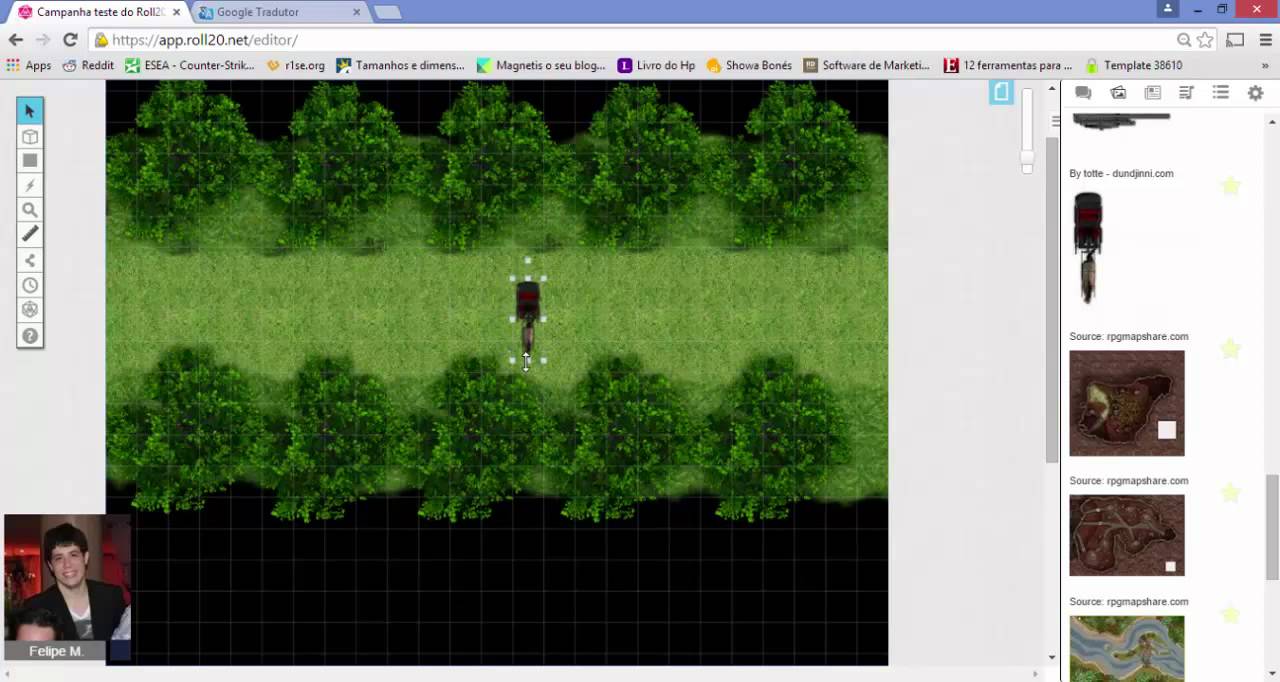 Roll20 Brasil - Como criar um mapa ?