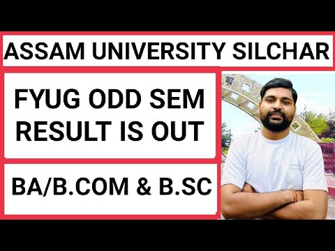 Assam University FYUG Odd sem result is out || BA Bcom & Bsc || Pranoy Roy