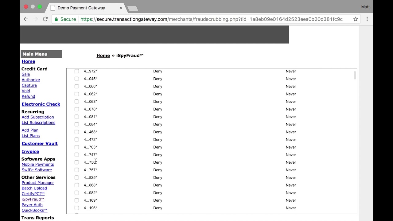 Payment Gateway - iSpyFraud