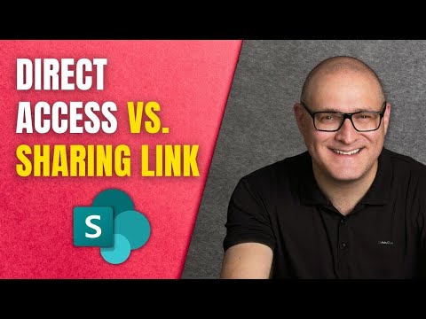 Direct Access vs. Sharing Link in SharePoint Online