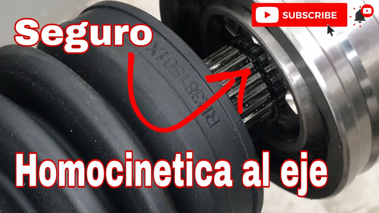 Insertar Homocinetica al Eje o Flecha