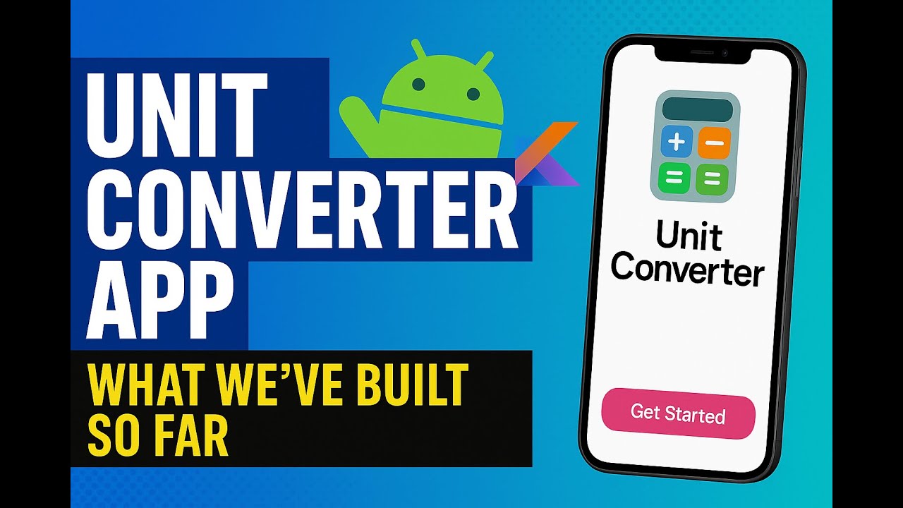 Build a Unit Converter App in Kotlin (Jetpack Compose) | Part 1: App Structure + UI Flow