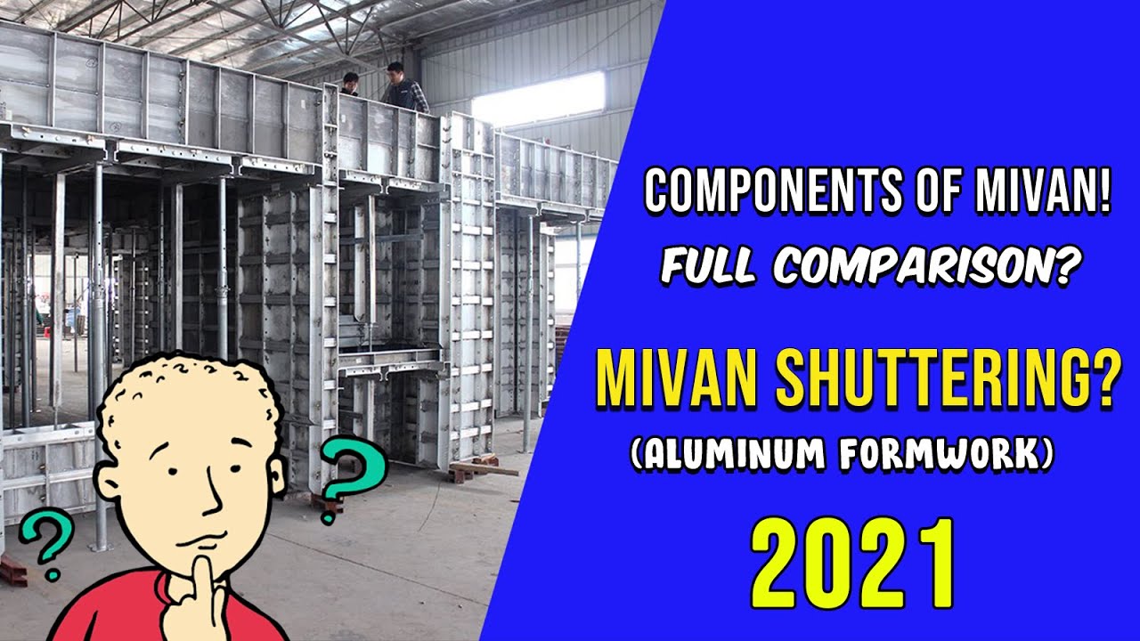 Mivan shuttering components & Procedure | Aluminum formwork system | (Quick Guide)