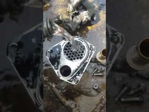 How to clean your Egr Cooler with water and cream