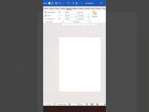 Add A4 Paper Size in MS Word #msword #mswordinhindi #a4