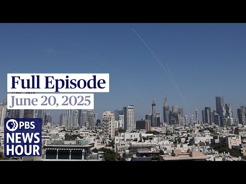 PBS News Hour West live episode, June 20, 2025
