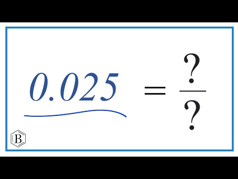 0.025 as a Fraction (simplified form)
